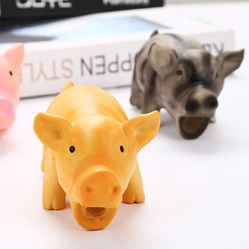 Pet-Toy-Venting-Pig-Dog-Pressing-Funny-Screaming-Latex-Pig-Toy-Cat-Dog ...