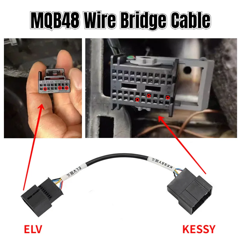 MQB48-Wire-Bridge-Cable-Cluster-Power-Cable-Keyless-Remote-Programming ...