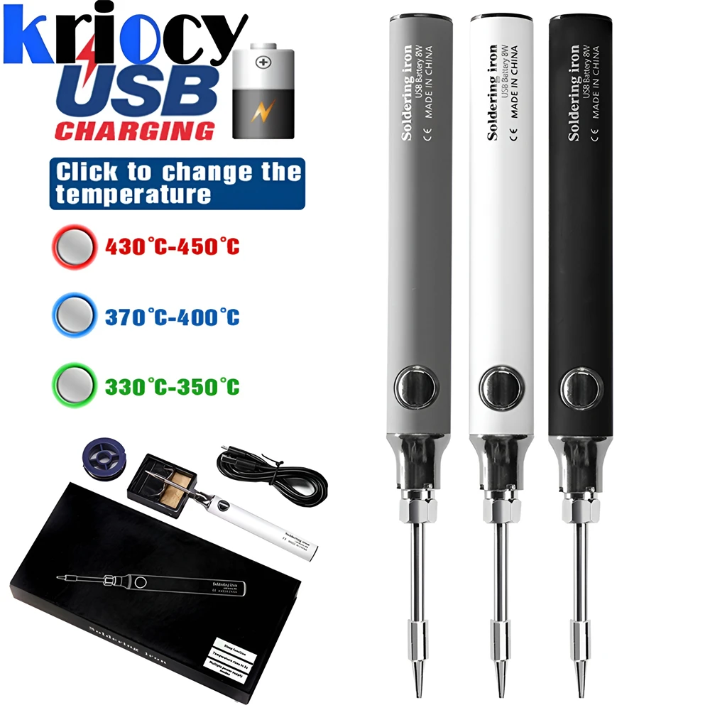 USB-Soldering-Iron-Wireless-Charging-Electric-Solder-Iron-5V-8W-Fast ...