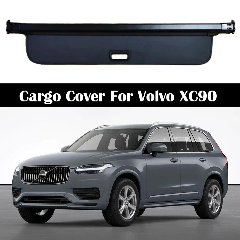 New! Rear Trunk Cargo Cover For Volvo XC90 2016-2024 Shield Shade ...
