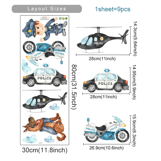 Police Helicopter Cartoon