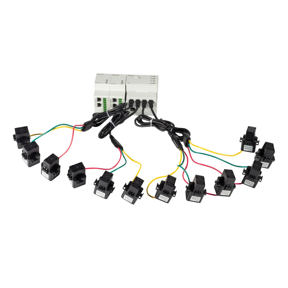 Acrel Adw200-d10-4s Din Rail Multi-circuit Power Meter 5a/1.25ma Input ...