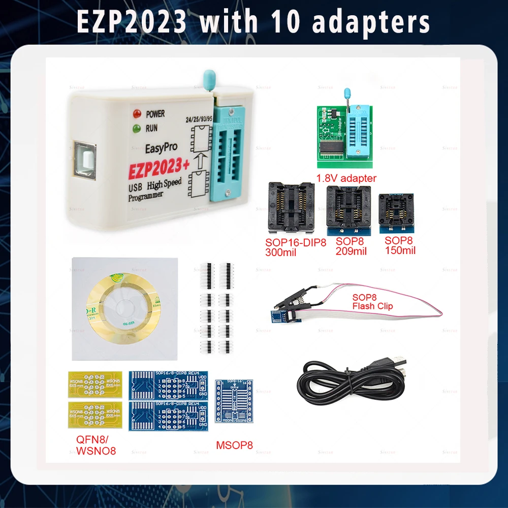 Programador-SPI-USB-de-alta-velocidad-dispositivo-con-10-adaptadores-EZP-100-compatible-con-24 ...