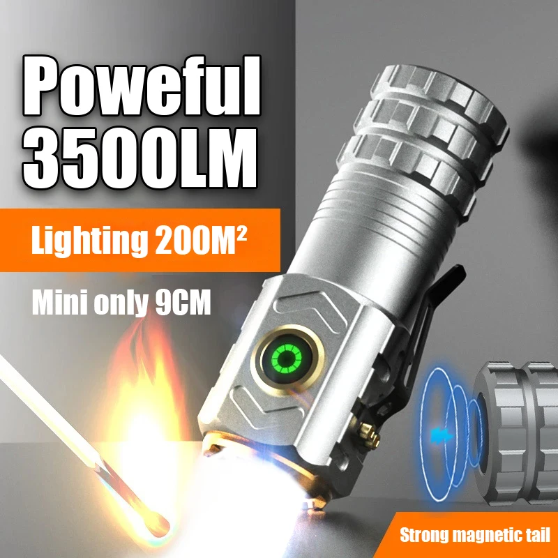 Nouvelle-lampe-de-poche-Ultra-puissante-3-c-urs-Mini-lampe-de-poche ...