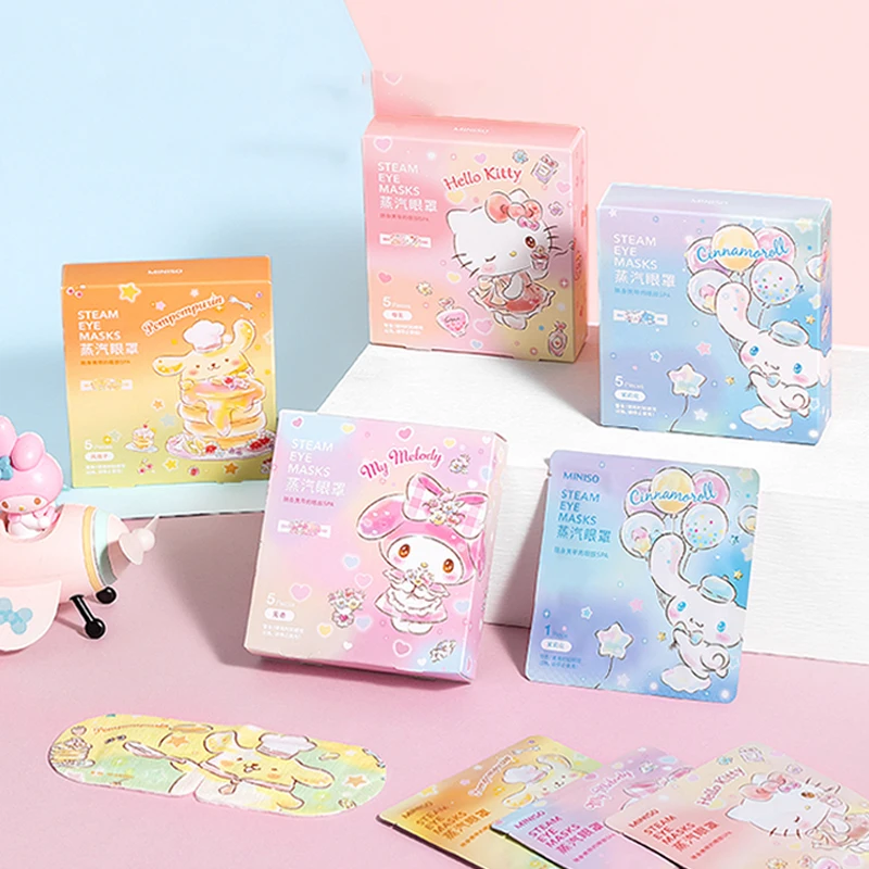Hello Kitty Steam Eye Mask Sanrio Cinnamoroll My Melody Relieve Eye ...