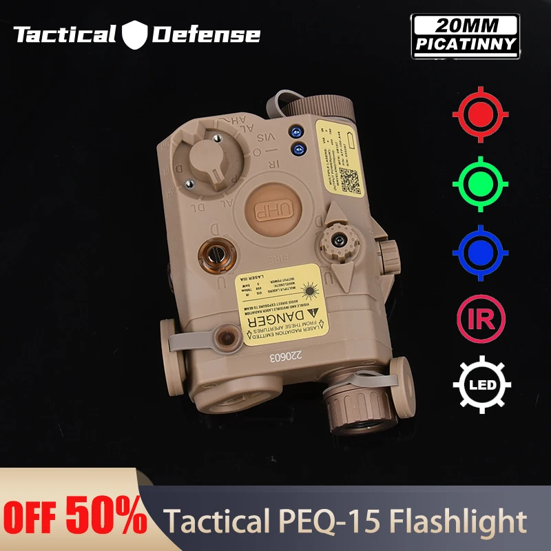 WADSN-Tactic-Airsoft-UHP-AN-PEQ-15-PEQ-15-LA5C-Red-Dot-Green-Blue-Laser ...