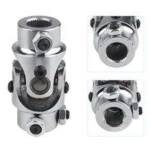 zayody Double Steering Shaft Joint 3/4"-36 Spline X 3/4" DD Universal U ...