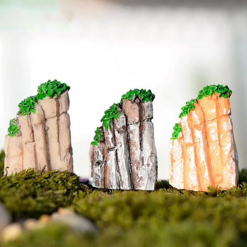 Mountain-miniature-Figurine-fairy-garden-Figures-Home-ornaments-cartoon ...