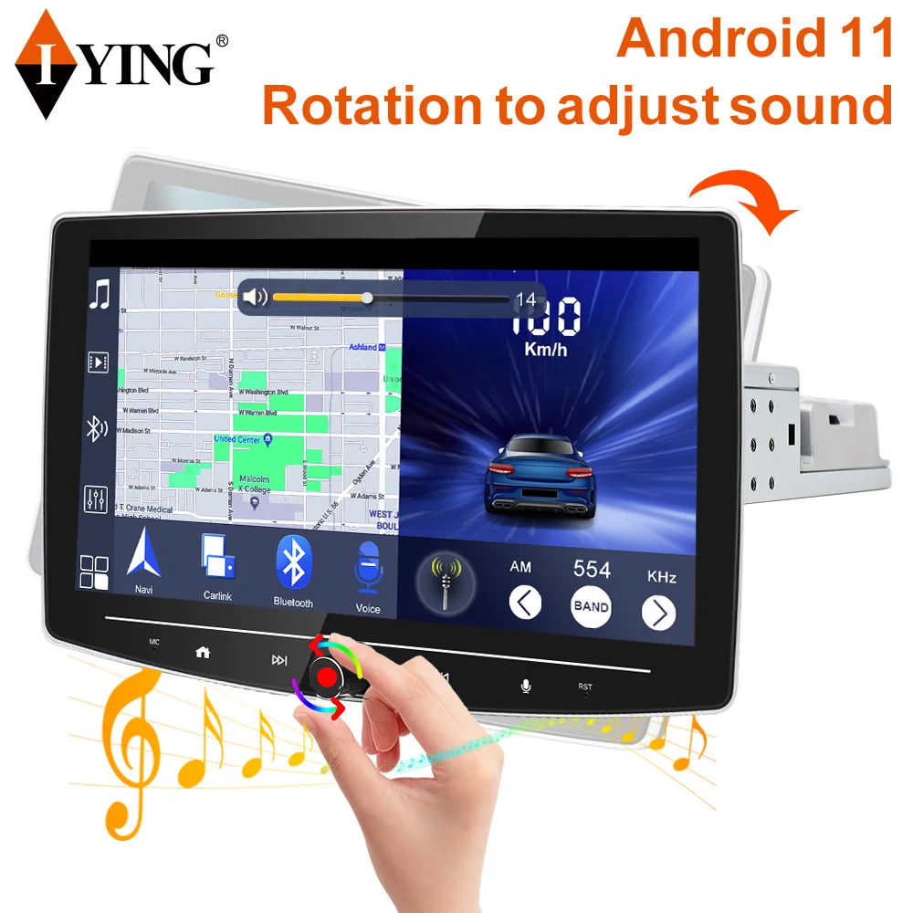 10.1 "android Radios Car Multimedia Player With Gps For Universal 1 Din ...
