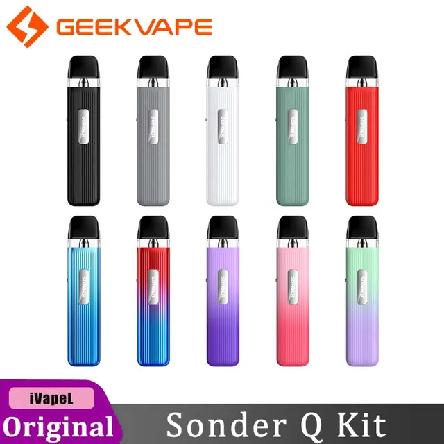 Original Geekvape Sonder Q Pod Kit 1000mAh Battery 20W Vape with 2ml Q ...