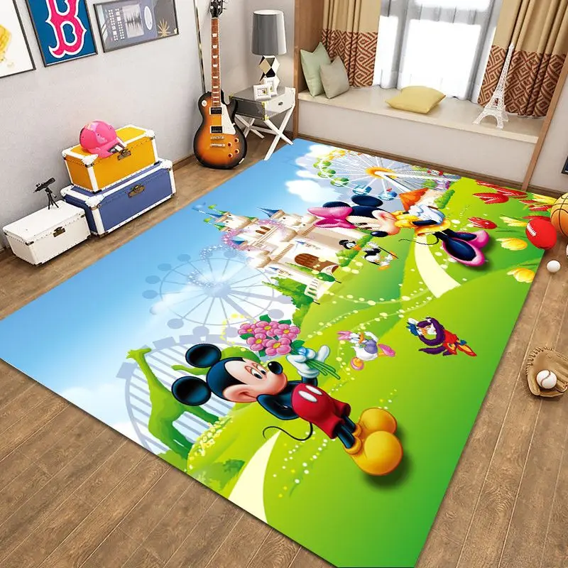 Disney-Cartoon-Mickey-Mouse-Carpet-Donald-Duck-Lounge-Rug-Minnie-Mouse ...
