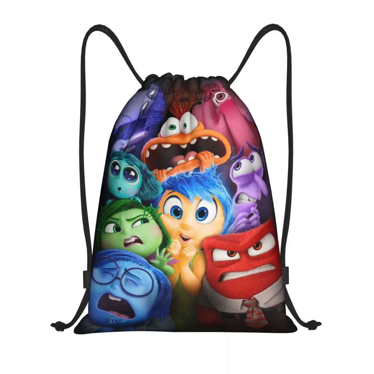 Custom Inside Out Drawstring Bags Women Men Lightweight Sports Gym ...