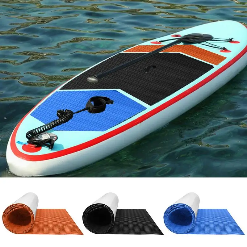 EVA Foam Boat Decking Surf Traction Pad Deck Grip Mat Self-Adhesive Non ...