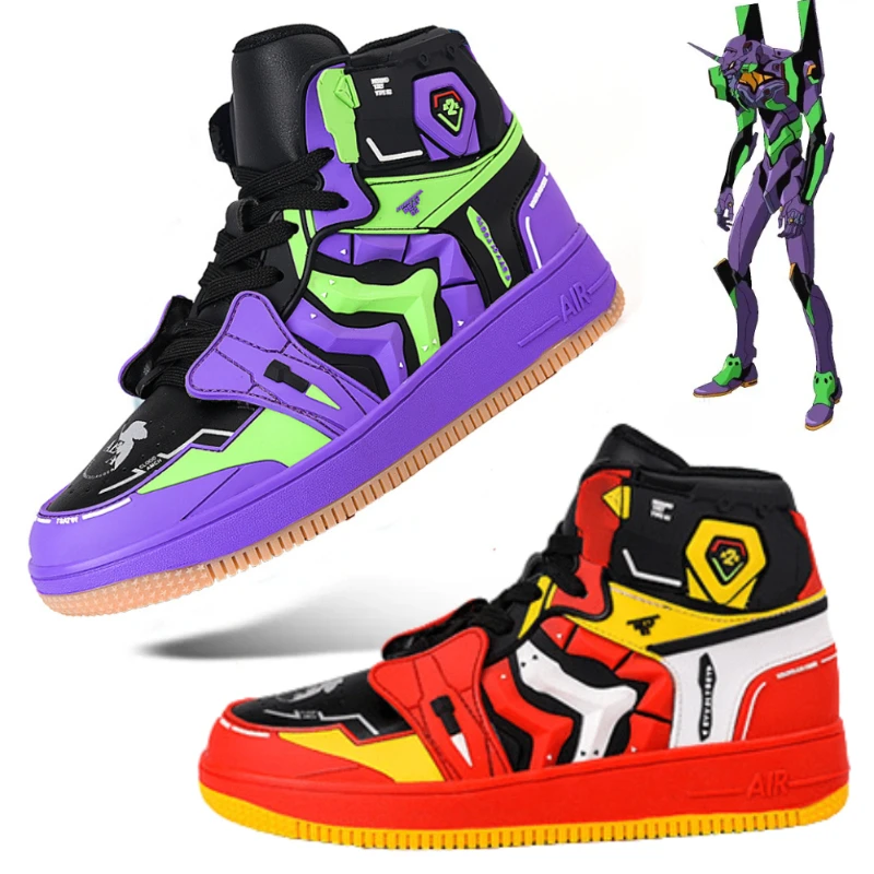 EVANGELION-01-Men-s-Basketball-Shoes-Anime-EVA-01-EVA-02-Fashion ...