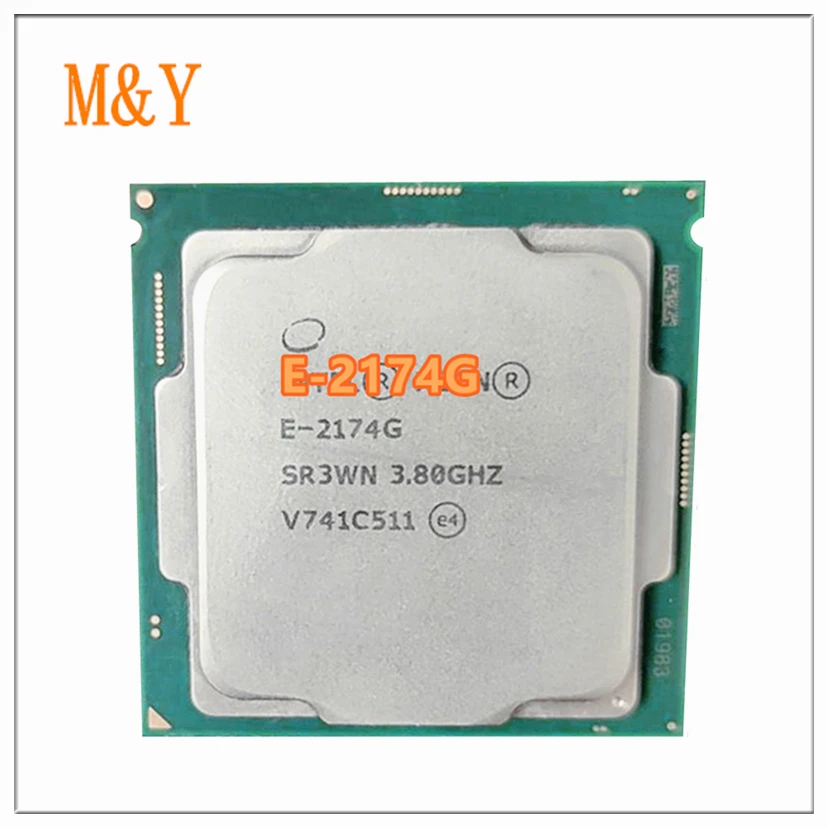 E 2174G de CPU Intel Xeon, 2174G, 3,8 GHZ, Quad Core, TDP, 71W, LGA1151, para placa base E3 PRO ...