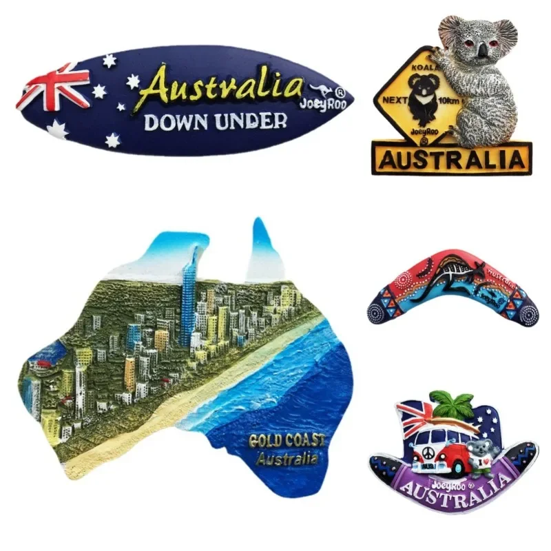 Australia Fridge Magnets Canberra Sydney Tourist Souvenirs Koala Fridge ...