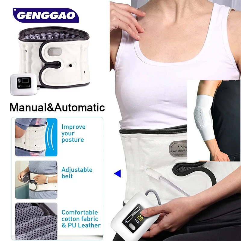 GENGGAO-Manual-Automatic-Decompression-Lumbar-Support-Belt-Waist-Air ...