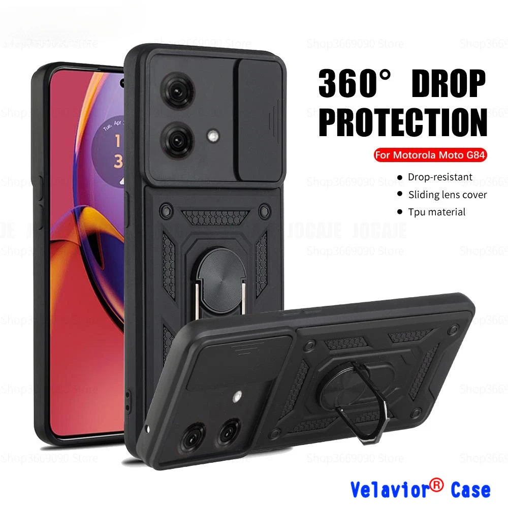 For-Moto-G84-Case-for-Motorola-G54-G32-Heavy-Duty-Ring-Holder-Case-Moto ...
