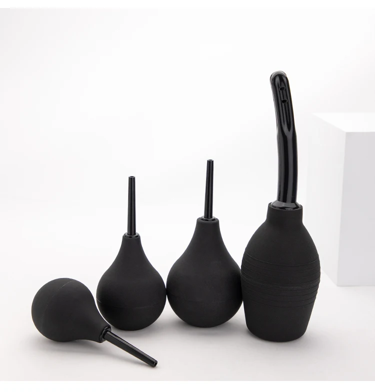 Nettoyeur Anal en Silicone médical, seringue rectale sûre, jet Douche ...