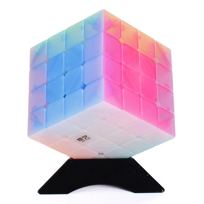 QIYI New Cute Jelly Color Magic Cube 4x4x4 Puzzle Speed, 52% OFF