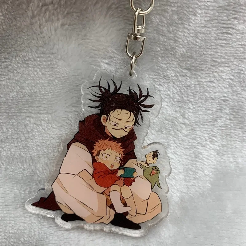 Anime-Keychain-Yuji-Acrylic-Keyring-Strap-Figure-Hanging-Accessories ...