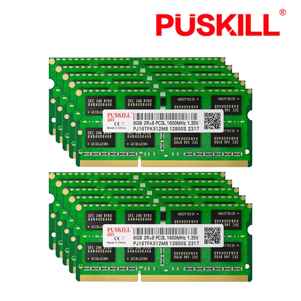 PUSKILL-Laptop-Memory-Ram-DDR3-DDR3L-204pin-4GB-2GB-8GB-1600MHz-1333MHz ...
