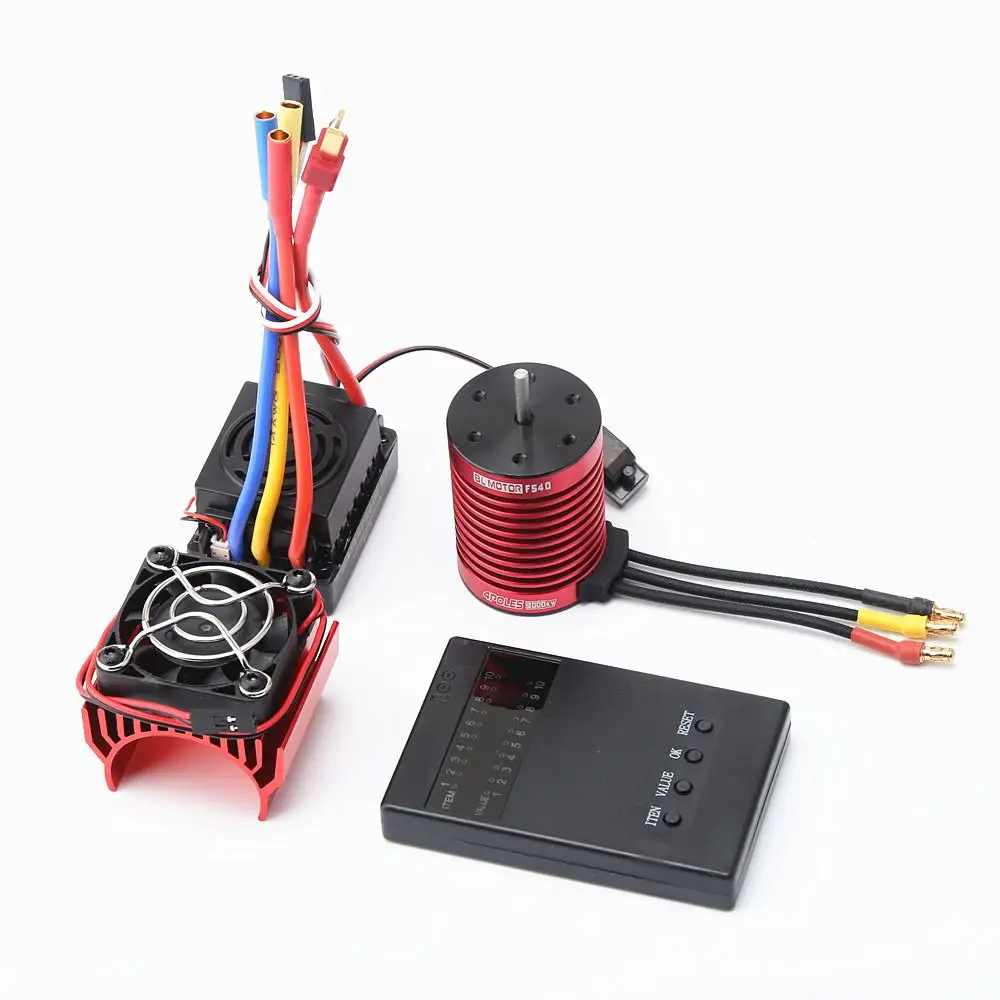 F540-Brushless-Motor-60a-Brushless-Esc-Heat-Sink-Programmer-Car-For-1 ...