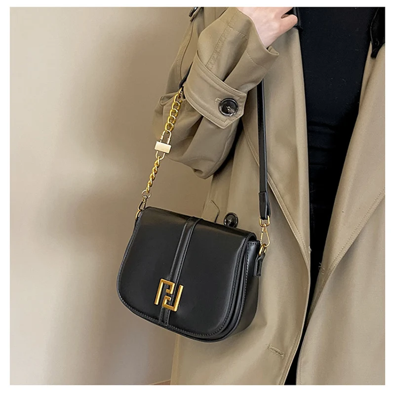 2024-designs-classic-french-retro-style-solid-PU-women-shoudler-bag ...