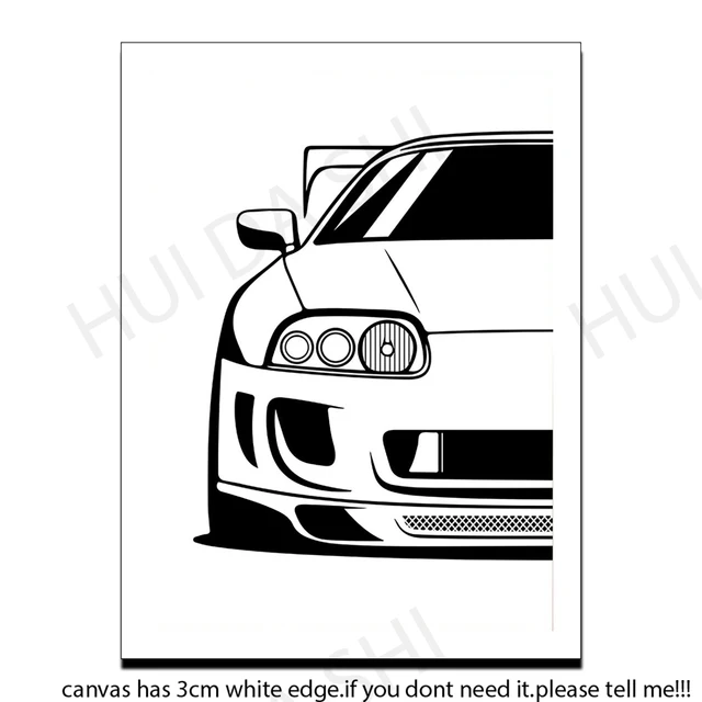 Brian Toyota Supra MK4 FAST Supermovie Car SVG Supra Mk4, 47% OFF