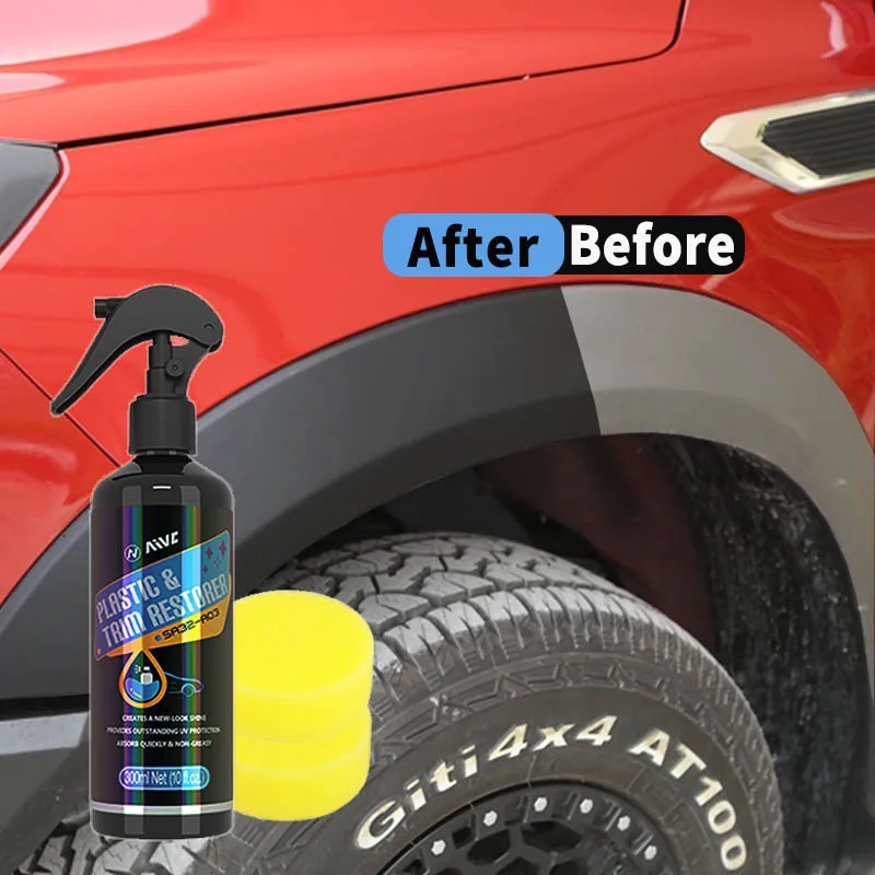 Car Plastic Restorer Back To Black Gloss Auto Rubber Plastic Leather ...