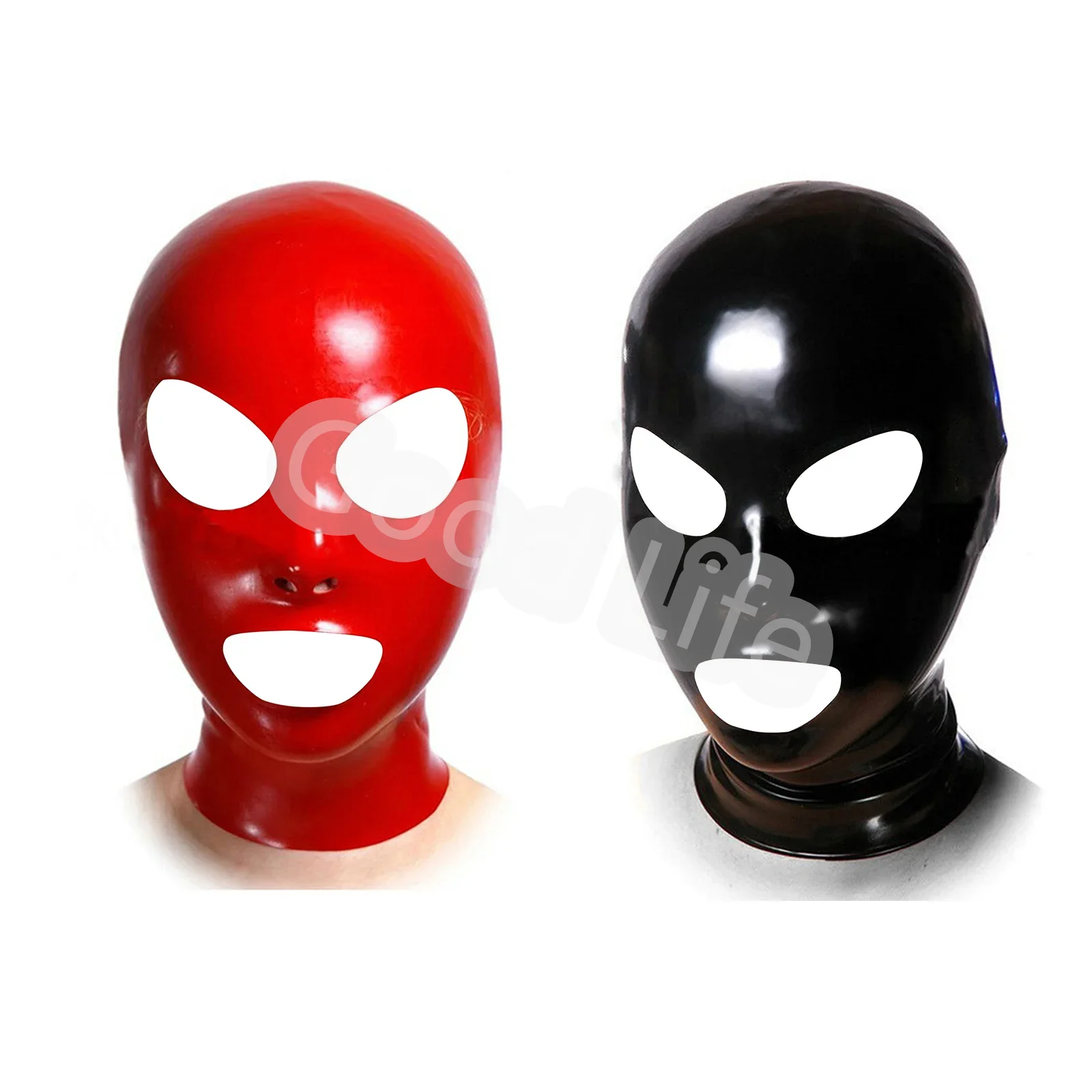Handmade-Various-Color-Latex-Hoods-Mask-Open-Eyes-Mouth-And-Nose-Holes ...