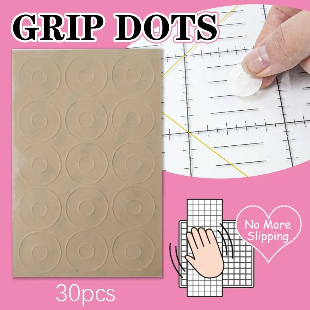 30PCS-Non-Slip-Silicone-Ruler-Grips-for-Quilt-Templates-Slip-Ruler-Grip ...