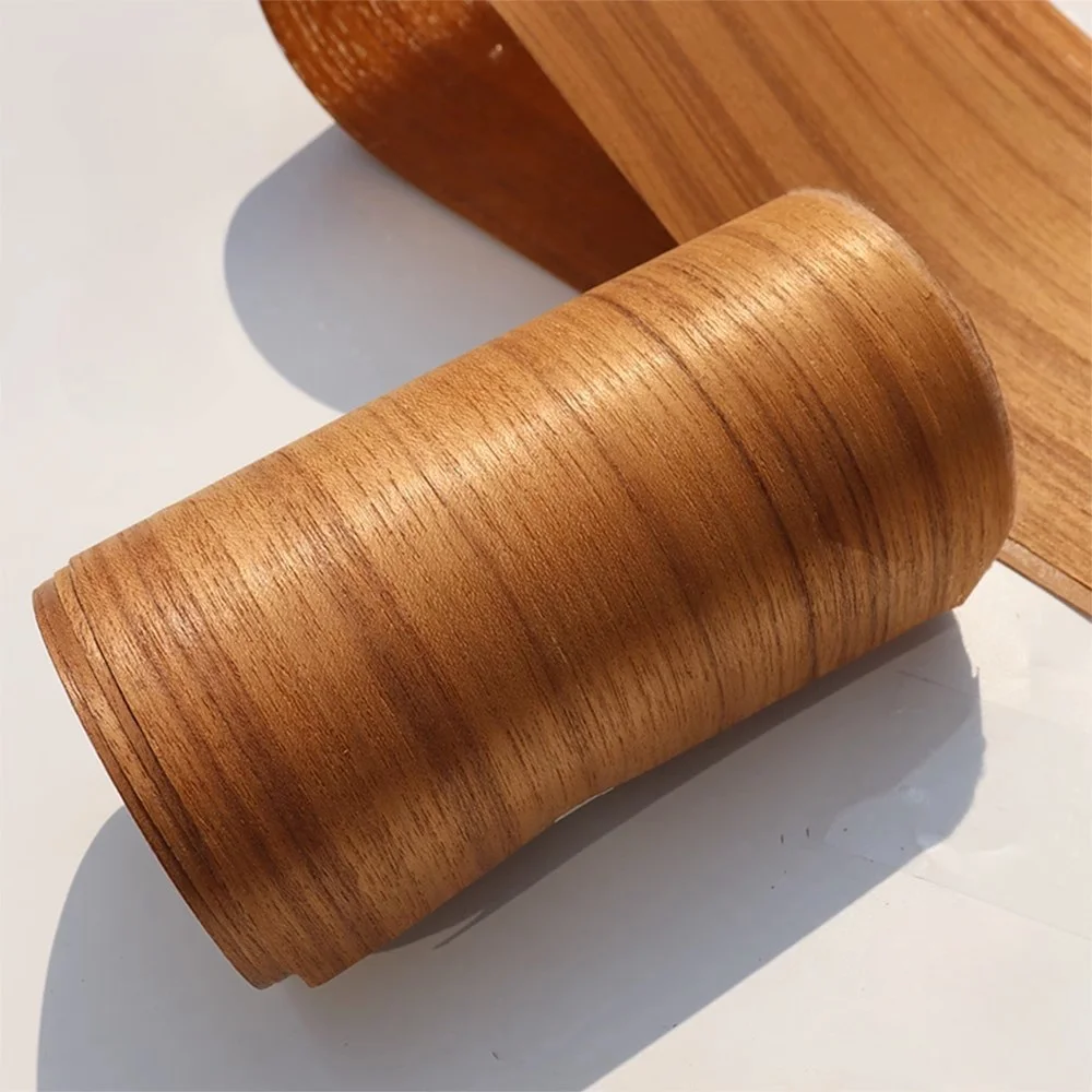 Natuurlijk-Teakhout-Fineer-Meubelen-Decoratie-Houten-Deur-Fineer ...