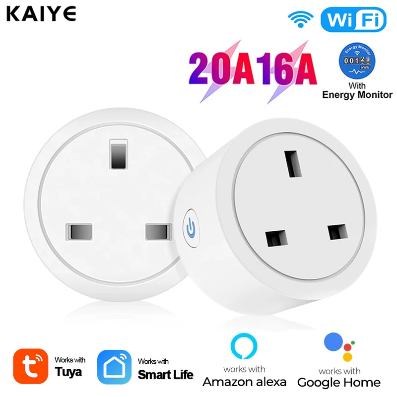Tuya-WiFi-Smart-Socket-20A-16A-UK-Plug-Wireless-Power-Outlet-with-Power ...