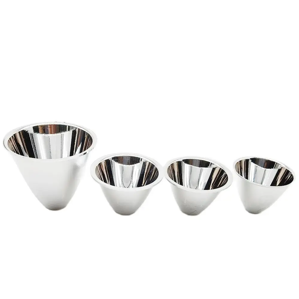 1PCS 40mm 46 50 60mm Aluminum LED Flashlight Reflector Condenser Cup ...