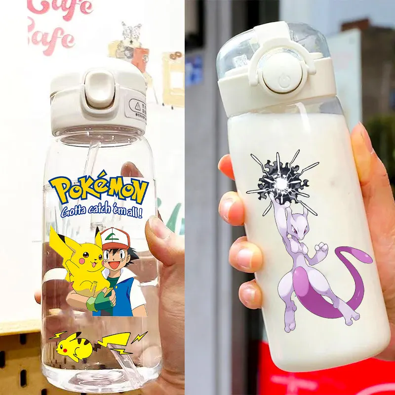 Pokemon-Style-400-600ml-Transparent-Plastic-Water-Cup-Ash-Ketchum ...