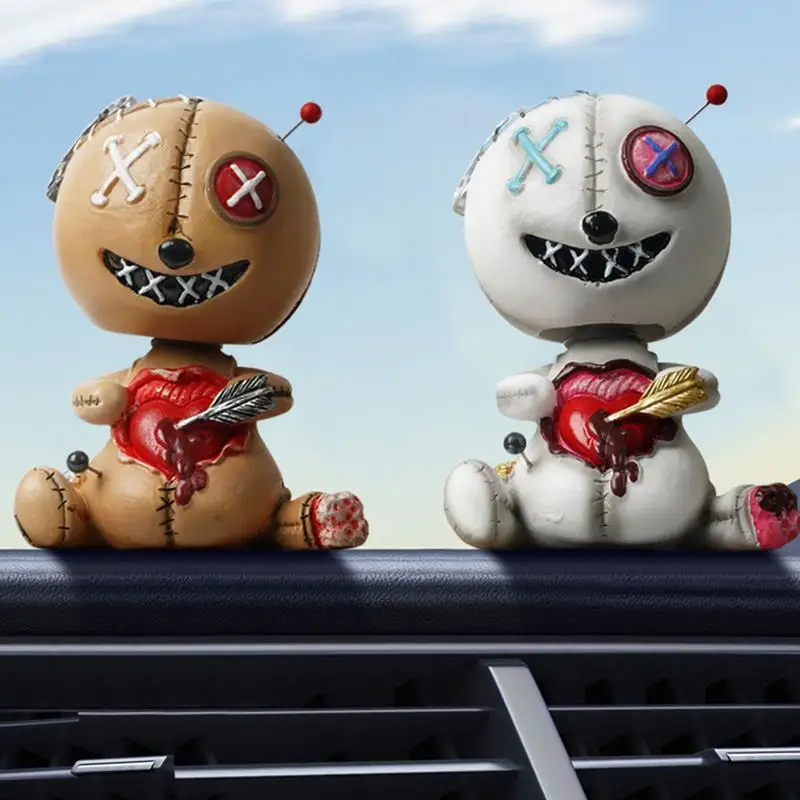 Car-Ornaments-Creative-Voodoo-Doll-Bobble-Head-Halloween-Toys-Vehicle ...
