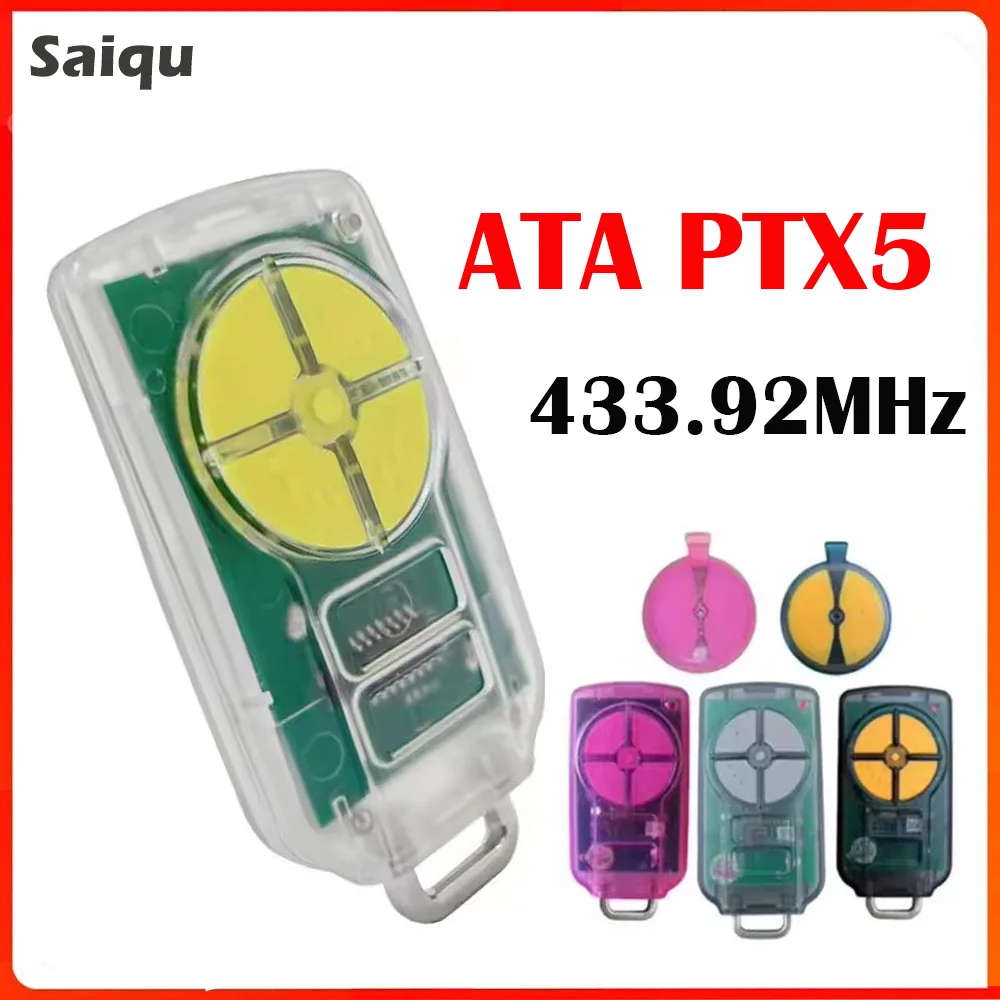 ATA PTX5 PTX-5 Garage Door Remote Control 433.92MHz Rolling Code ...