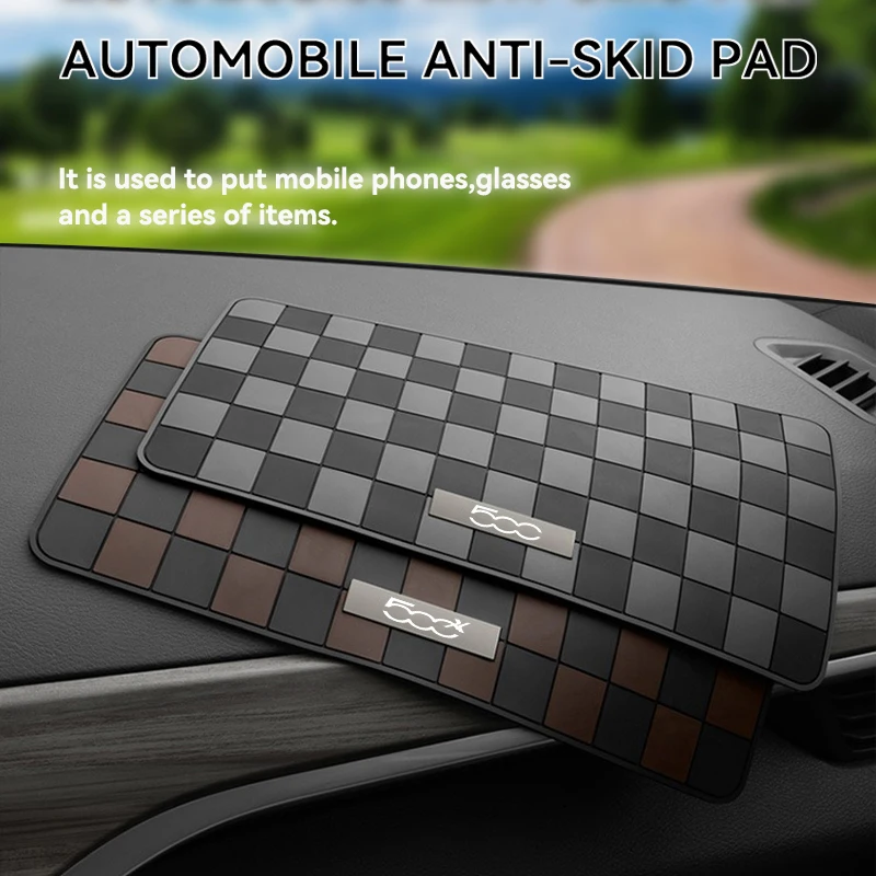 Car-Non-Slip-Mat-Sticky-Anti-Slip-PVC-Pads-Heat-Resistant-For-Fiat-500 ...