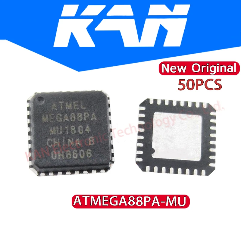 50PCS ATMEGA88PA MU QFN 32 ATMEGA88PA ATMEGA88 QFN32 칩셋 100%| | - AliExpress