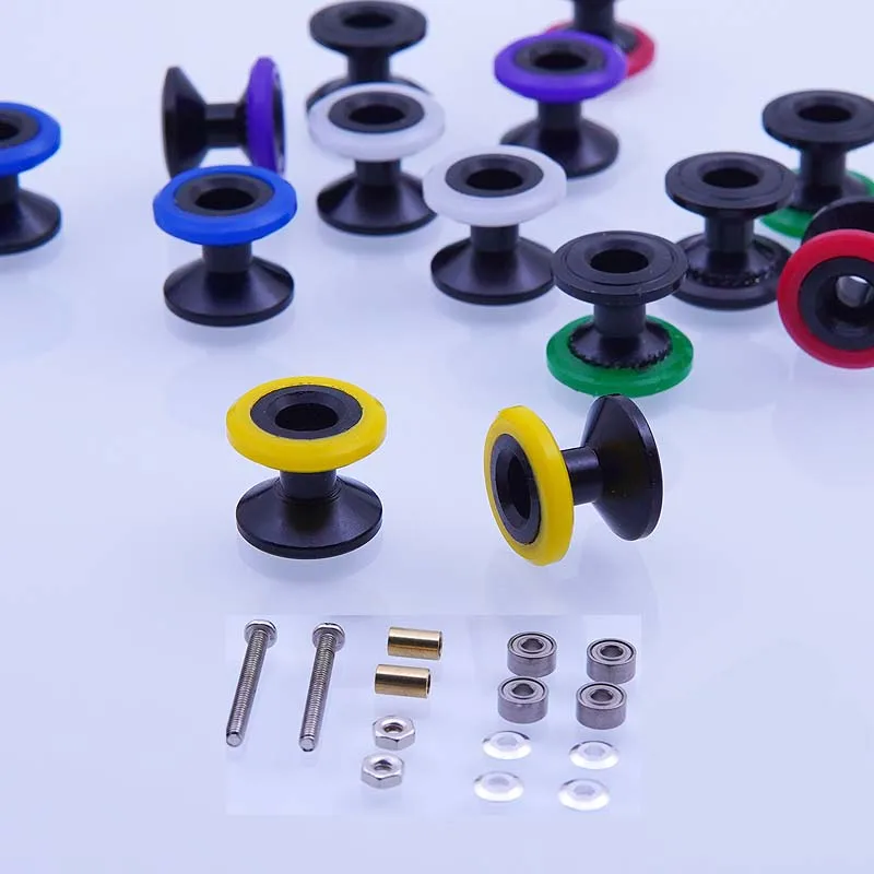 2pcs-CNC-Process-13-12mm-Rollers-Hard-Rubber-Ring-Low-Friction-Two ...