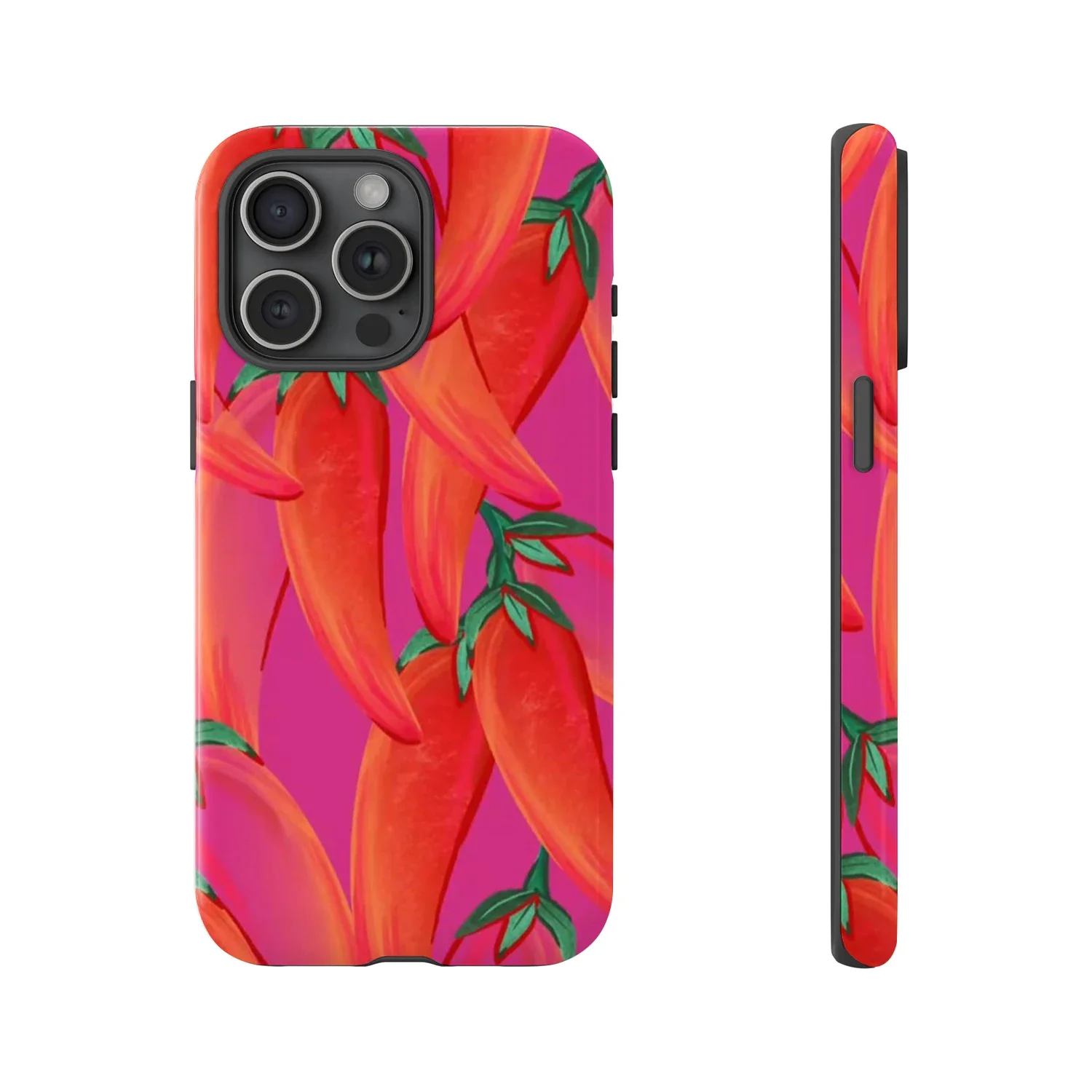Vegetables Peppers Tough Phone Case For Iphone 17 16 15 14 13 12 11 Pro ...