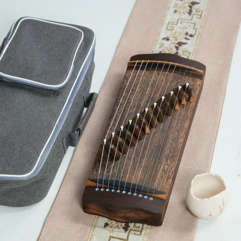 50CM Small Guzheng Paulownia Wood Portable Mini Guzheng Practice ...