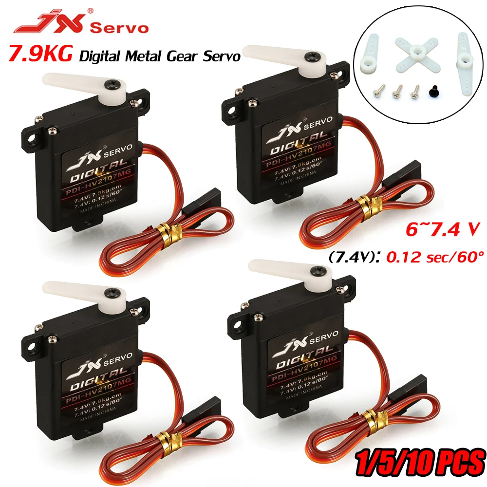 JX-Mini-Servo-1-5-10PCS-7-9KG-Torque-Digital-PDI-HV2107MG-Steering ...