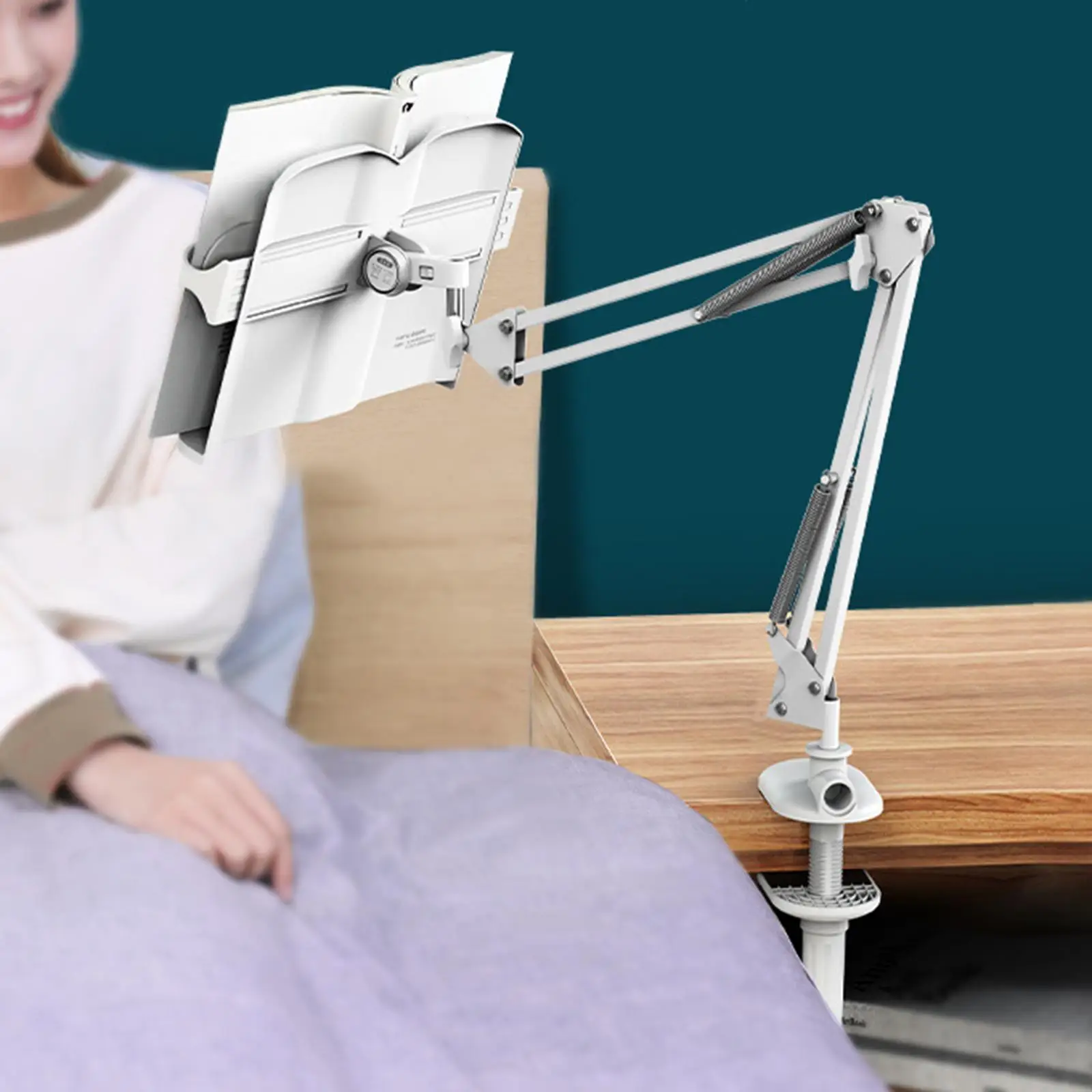 Support de livre télescopique portable, pliable T1, pour lire des ...