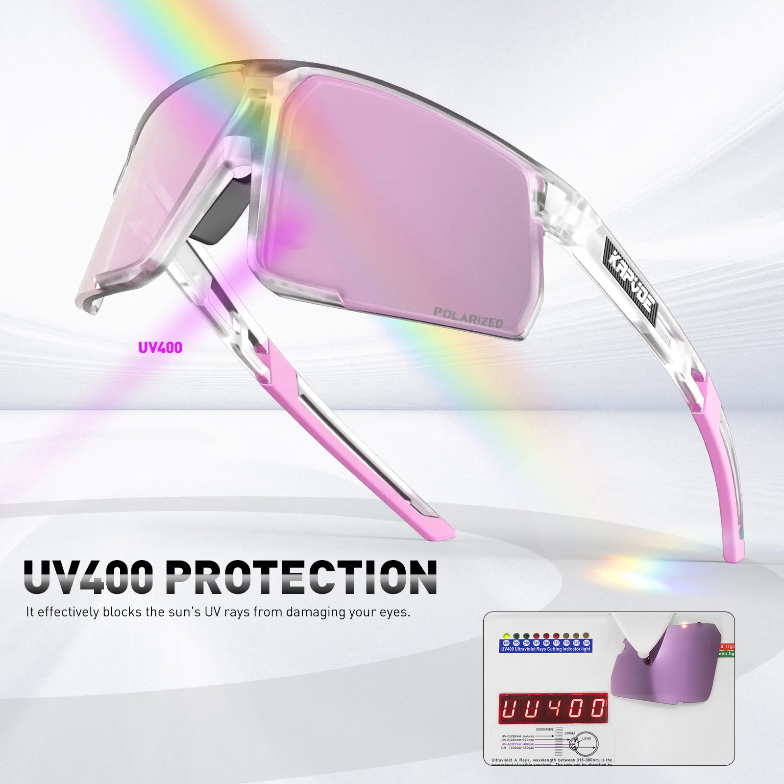 Kapvoe-Polarized-Cycling-Sunglasses-Cycling-Glasses-UV400-MTB-Sports-Bicycle-Goggles-Outdoor ...