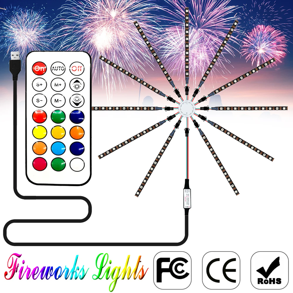 Led Fireworks Light Ws2812b Ws2812 Individually Addressable Led Strip ...