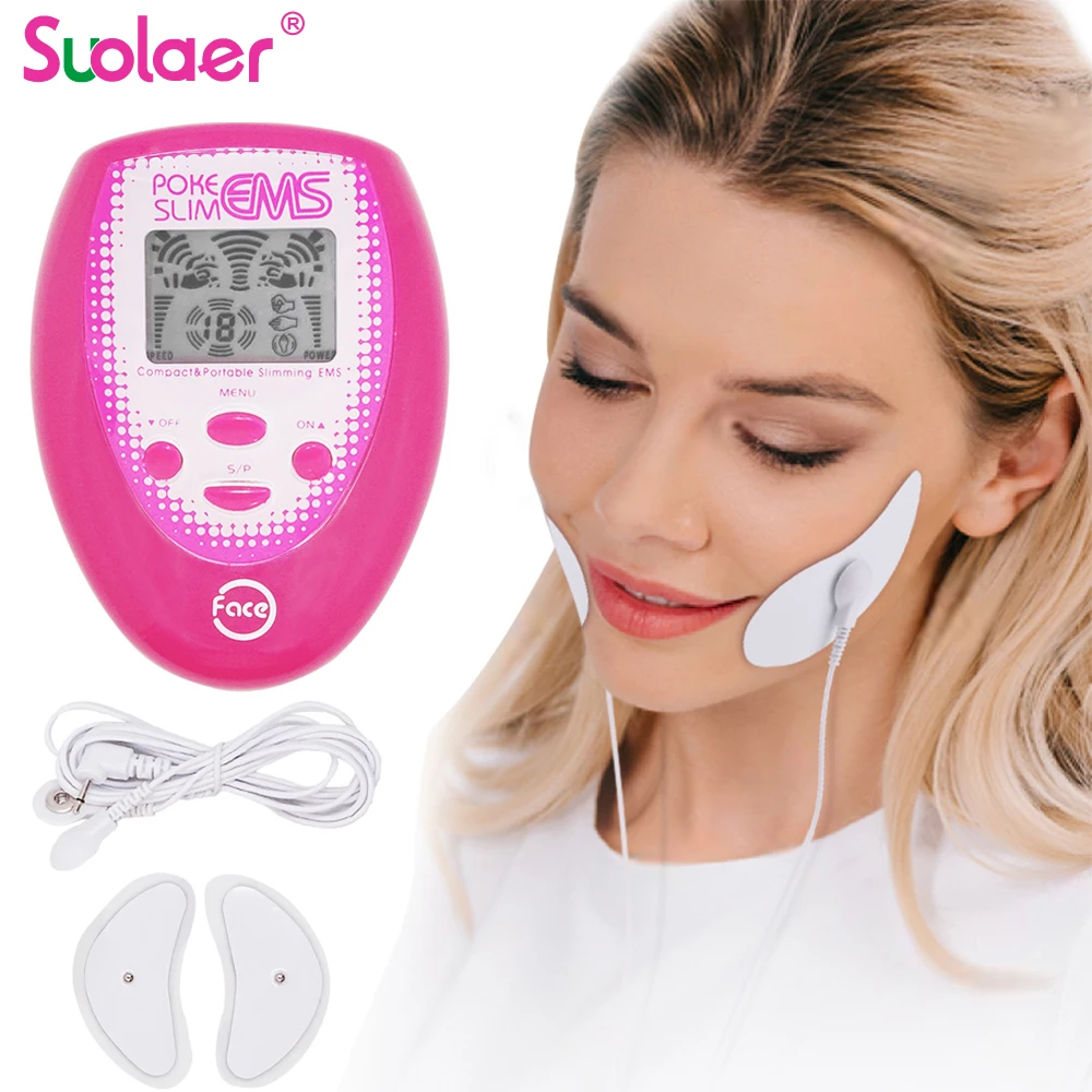 Ems Micro Current V Face Slimming Device Skin Facial Lifting ...