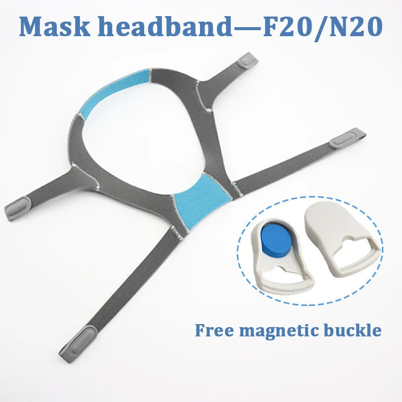 CPAP-Headband-Adjustable-Replacement-Headband-Ventilator-AirFitF20-N20 ...