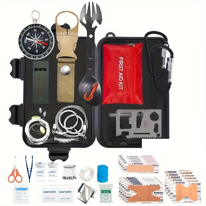 57-in-1-Survival-First-Aid-Kit-Complete-Emergency-Gear-with-Fire ...